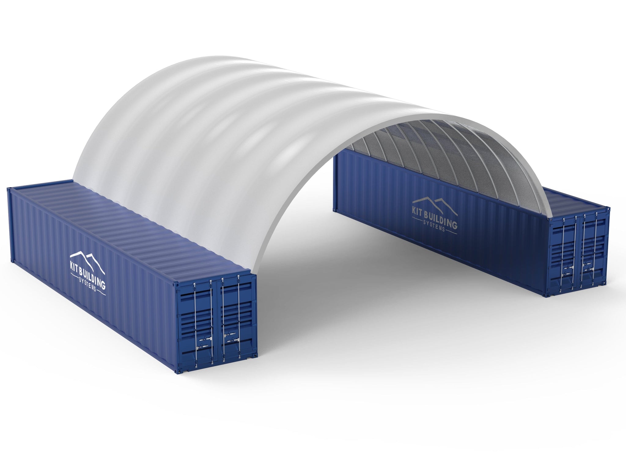Containeropvang - 33ft x 40ft x 12ft (10m x 12m x 3,6m) - Kitgebouwen